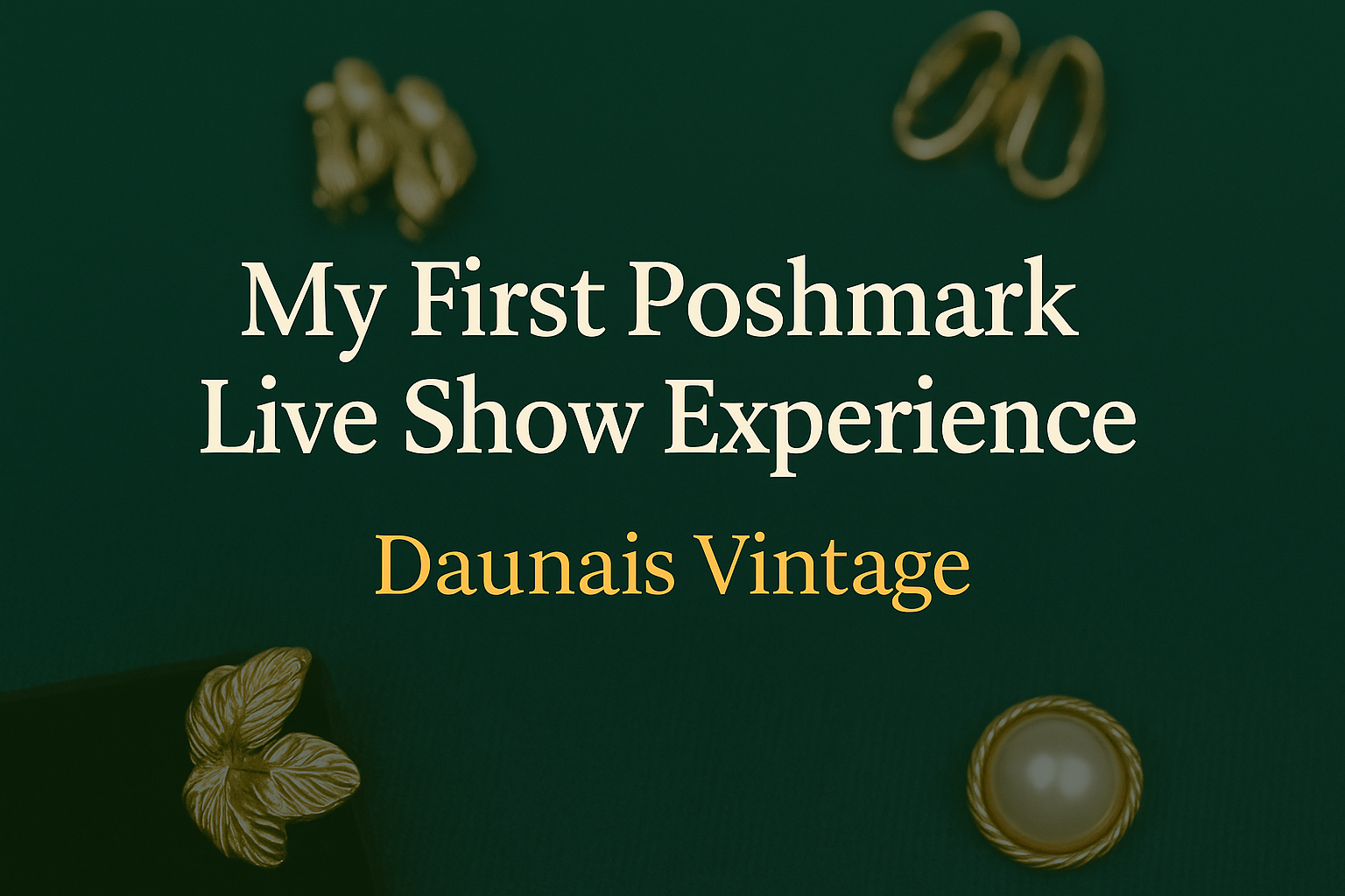 💎 My First Poshmark Live Show Experience - Seller Cave